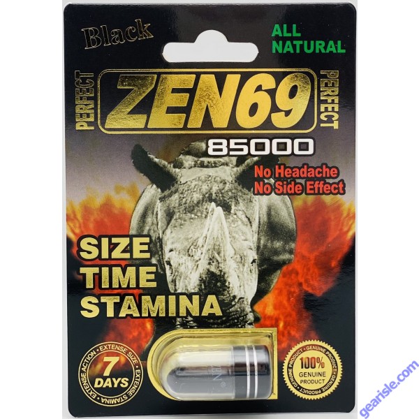 All Natural Perfect Zen69 Black 85000 Male Enhancement Pill