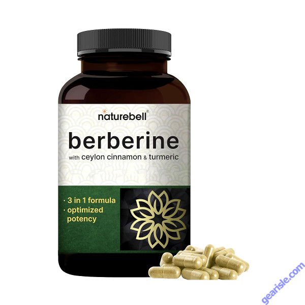 NatureBell Berberine Plus Premium Herbal Supplement Health Support 240 ...