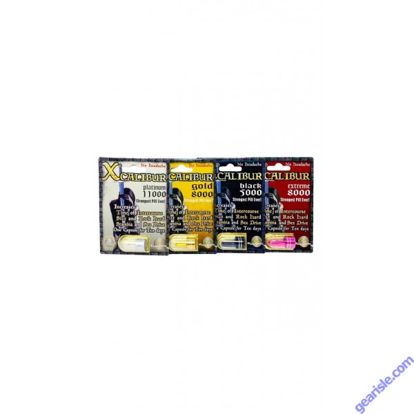 Xcalibur Pack Male Sexual Performance Enhancement 4 Pills