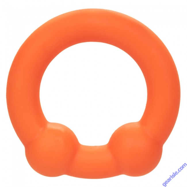 Buy CalExotics Alpha Liquid Silicone Dual Ball Cock Ring Ultra Stretchy