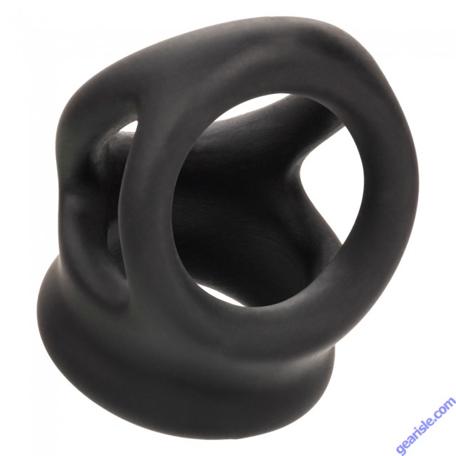 Buy CalExotics Alpha Liquid Silicone Stretchy Dual Cage Cock Ring