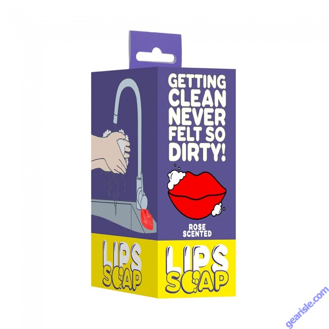 Kiss Soap Premium Lips Shaped Rose Scented Shots Toys