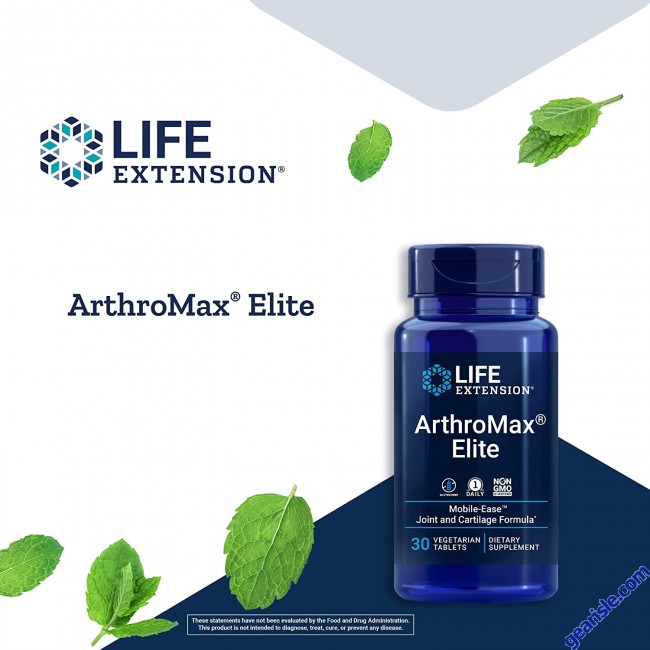 Life Extension ArthroMax Elite 30 Vegetarian Tablets Joint Health