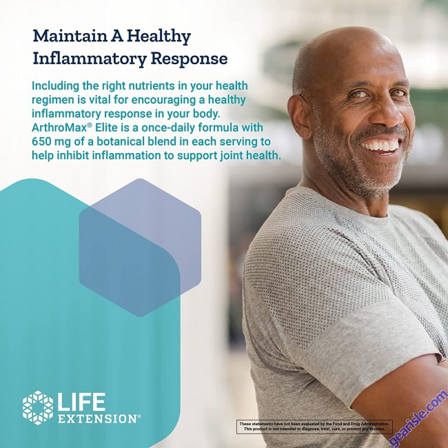 Life Extension ArthroMax Elite 30 Vegetarian Tablets Joint Health