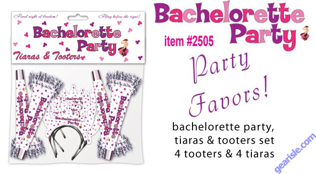 Buy Bachelorette Party Tiaras and Tooters Supplies