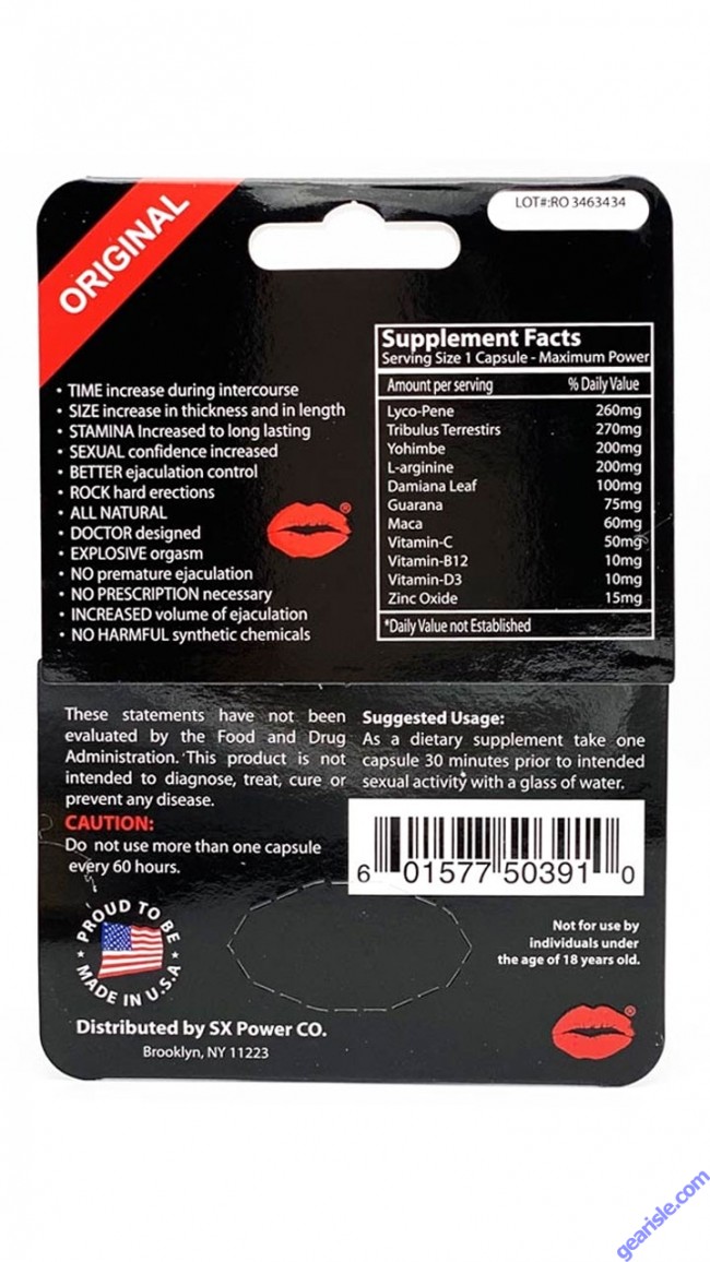 Thunder Bull 9X Male Pill 7 Days Natural Enhancement