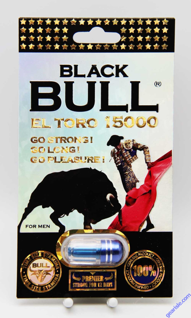 Black Bull El Toro 15000 Male Enhancer Boost Performance