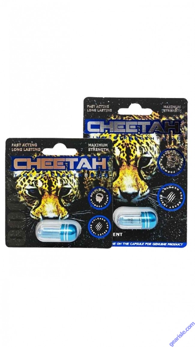 Cheetah Blue 9000mg Male Performance Pill - 7 Day Formula