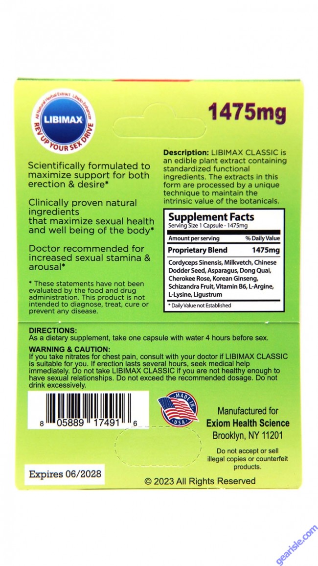 Classic 1475mg Male Enhancement Blue Pill – Advanced Herbal Libido ...