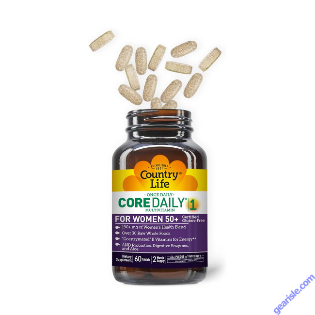 Buy Country Life Core Daily 1 Multivitamins Women 50 Plus Energy ...
