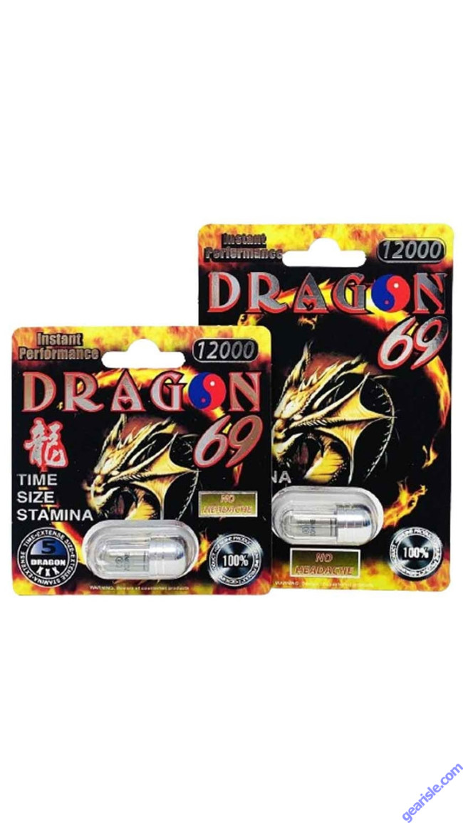 Dragon 69 Platinum 12000 Male Performance Pill