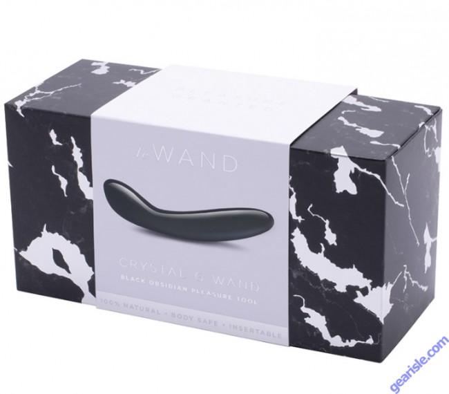 Le Wand Crystal G Wand Black Obsidian G Spot Stimulation