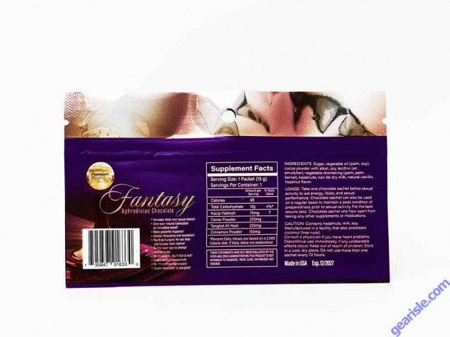 Fantasy Chocolate Female Aphrodisiac Enhancer Sachet