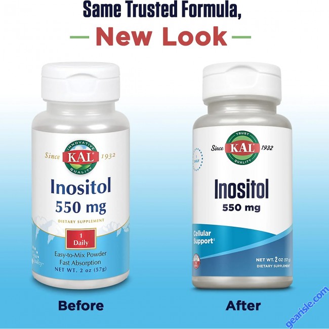 Buy KAL Inositol Powder Cellular Support Supplement & Enhanced Health 8 Oz