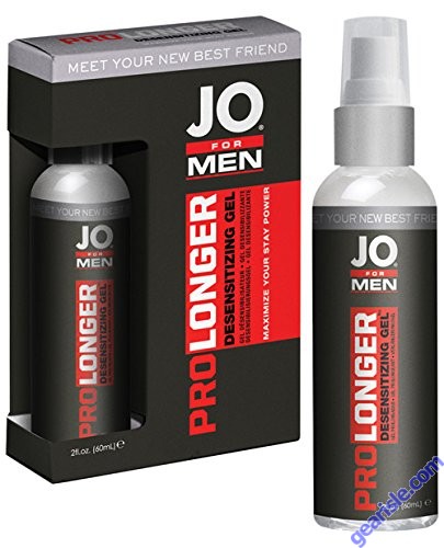 Buy Jo ProLonger Benzocaine Lidocaine Free 2 Oz Delay Desensitizing Gel