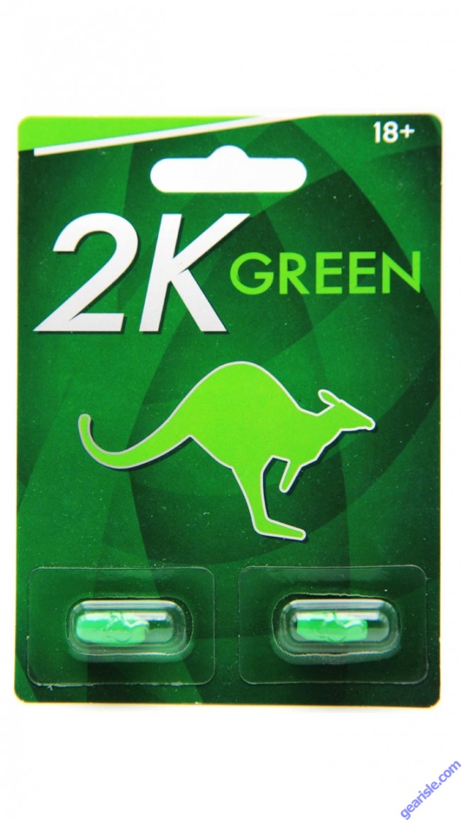 2K Kangaroo Green Double Pill Male Enhancer Max Strength