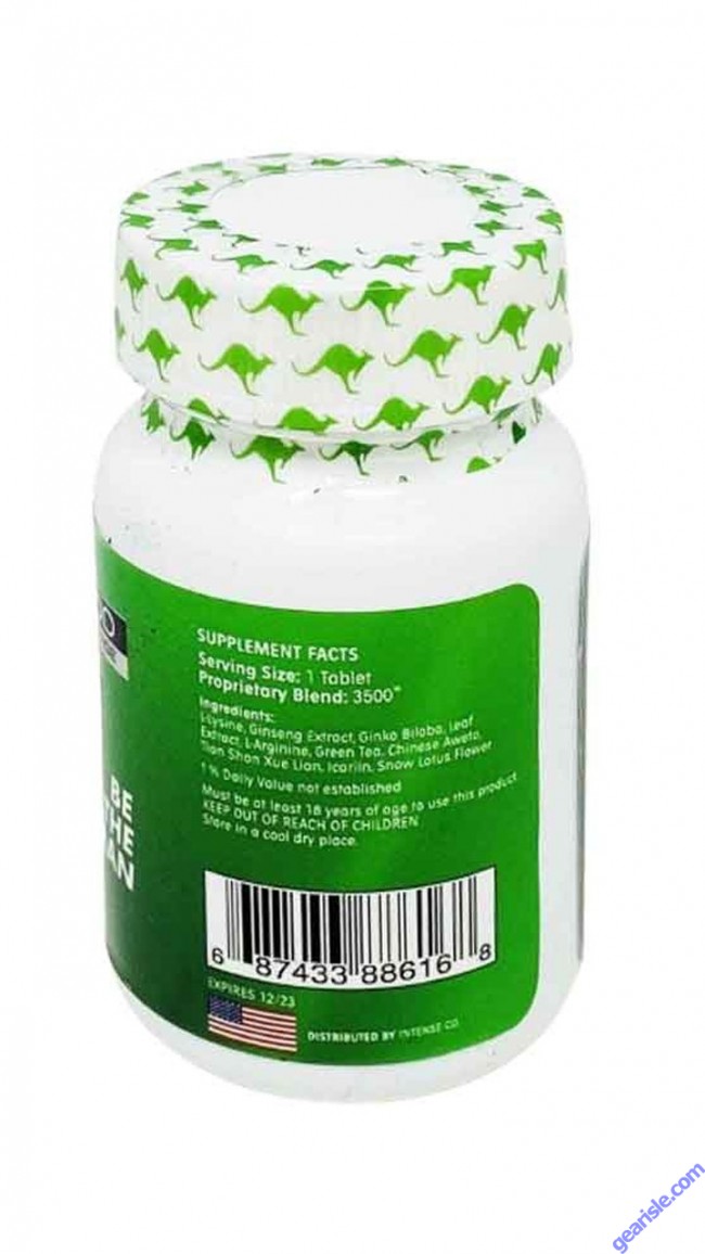 Kangaroo XL Intense Be The Man Sexual Enhancement 12Pills Bottle