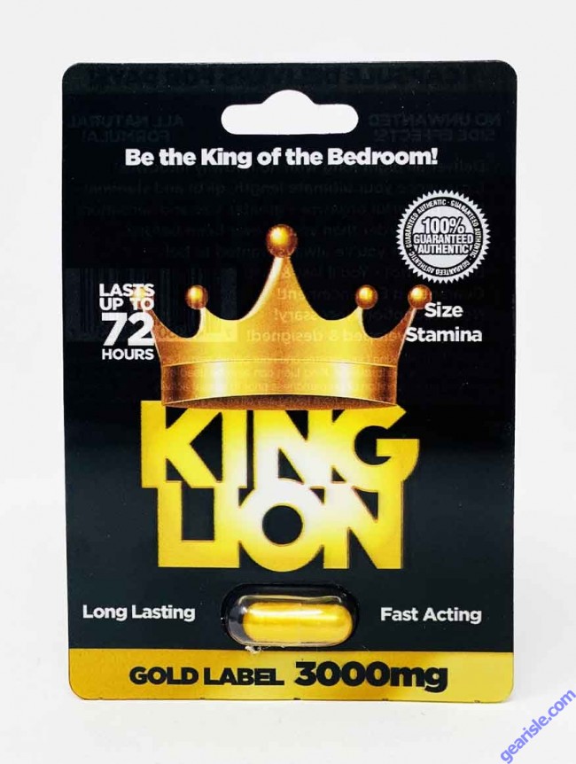 King Lion Male Enhancement Pill 3000mg Gold Formula