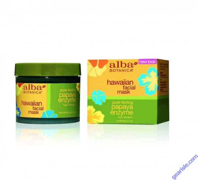 Hawaiian Facial Mask Pore Fecting Papaya Enzyme 3 Oz Alba Botanica