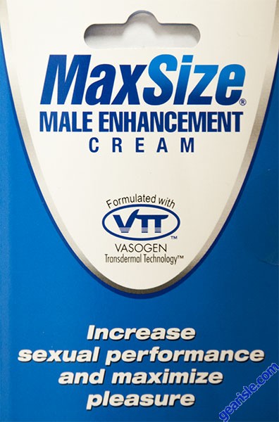 MaxSize Cream Male Enhancement Increase Performance
