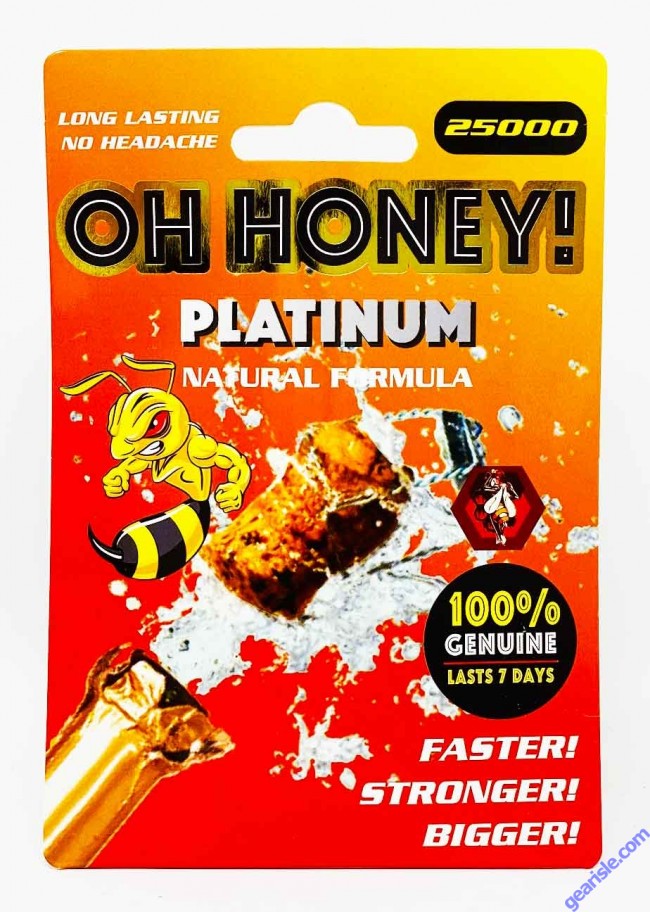 Oh Honey 25000 Platinum Male Enhancement Sachet