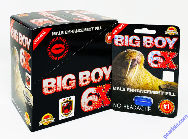 Big Boy 6X Max Power Pill 7 Days Performance Boost