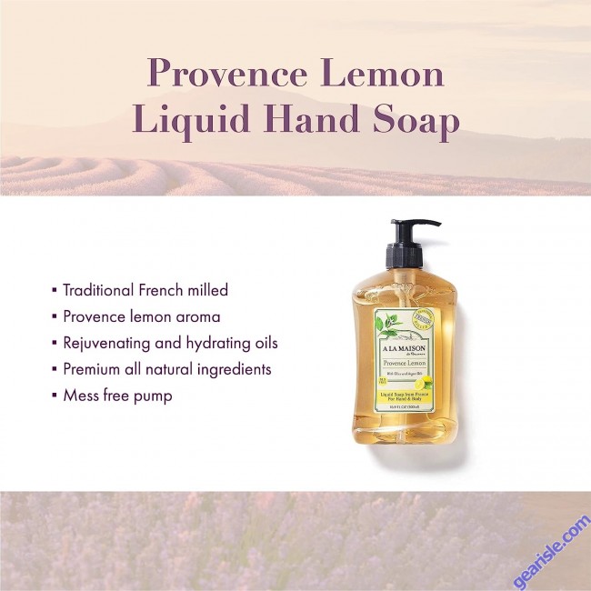 Buy A La Maison Provence Lemon Liquid Hand Soap Bottle16.9 Oz