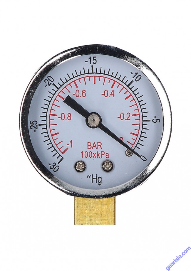 Buy Shots Toys Pumped Elite Beginner Penis Pump Psi Gauge Transparent