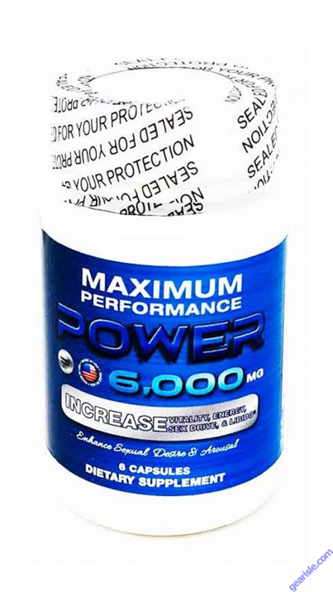 Power 6000 mg Male Enhancement Blue Pill