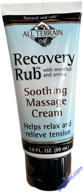 Buy Recovery Rub Soothing Massage Cream 3 Oz Menthol All Terrain