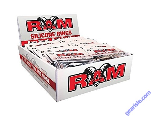 Buy Silicone Rings Box of 24 Individual Packages Blue/Purple/Black Ram