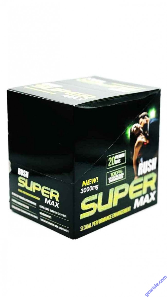 Rush Super Max Male Enhancer Pill – 3000mg Natural Stamina & Libido Booster