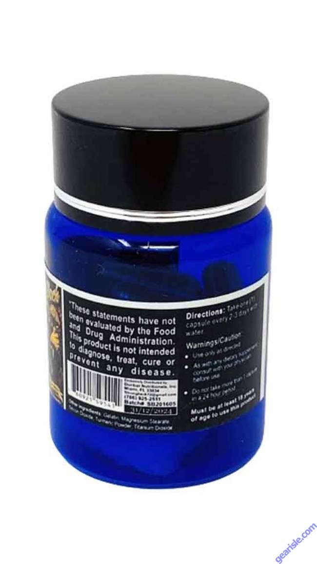 Strong Back Performance Longevity Male Enhancement 6 Pills Bottle