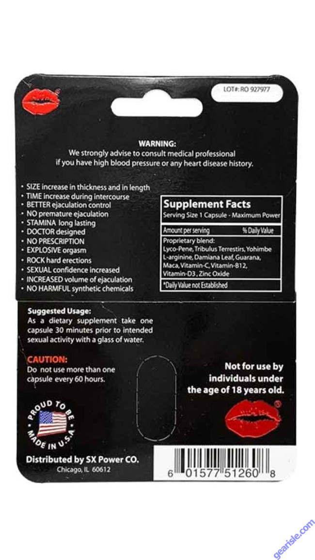 Buy TnT Premium Red Male Sexual Performance Enhancement Pill