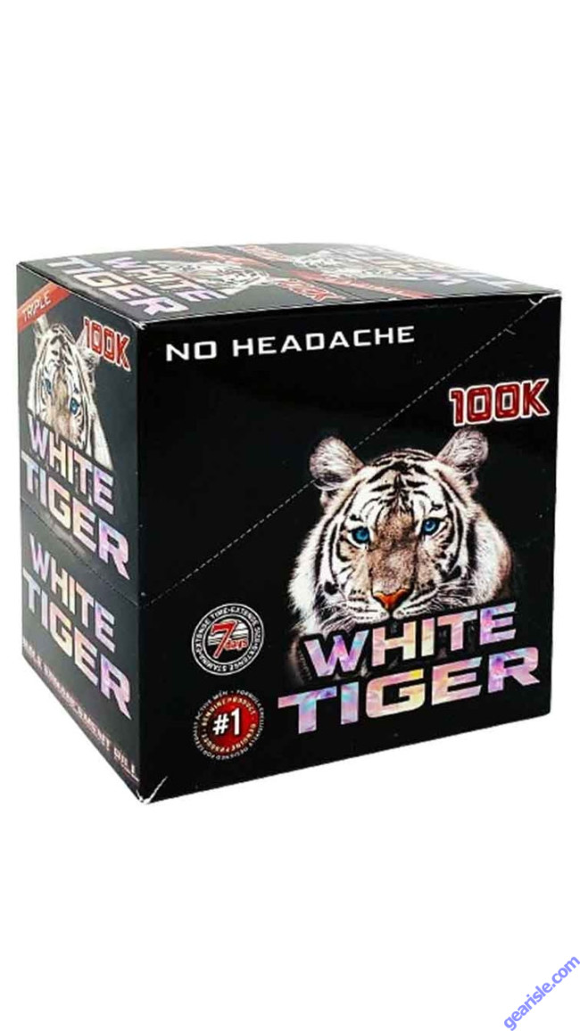 White Tiger 100K Triple Blue Pill – Male Performance Booster