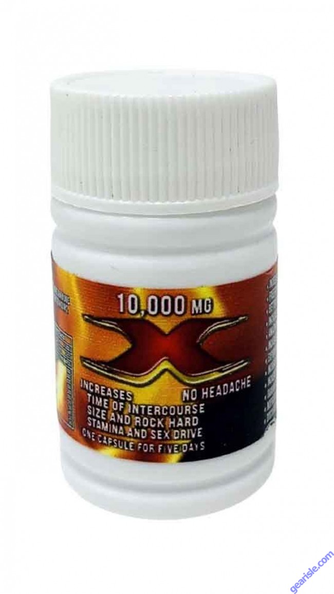 X Fire 10000 Red 6 Count Male Enhancement Supplement