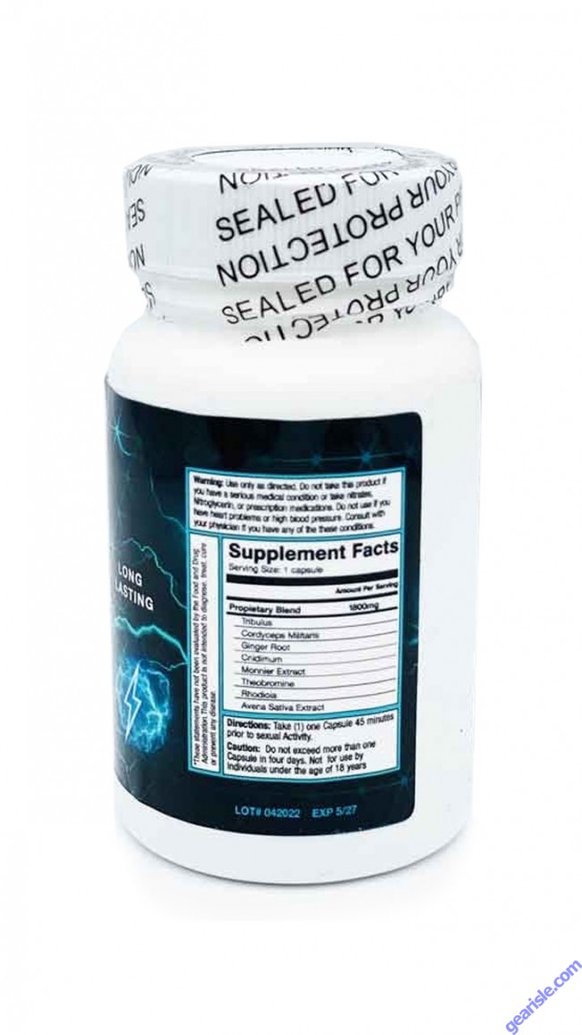 Zeus Plus 1600mg Male Enhancement – 30 Count Bottle