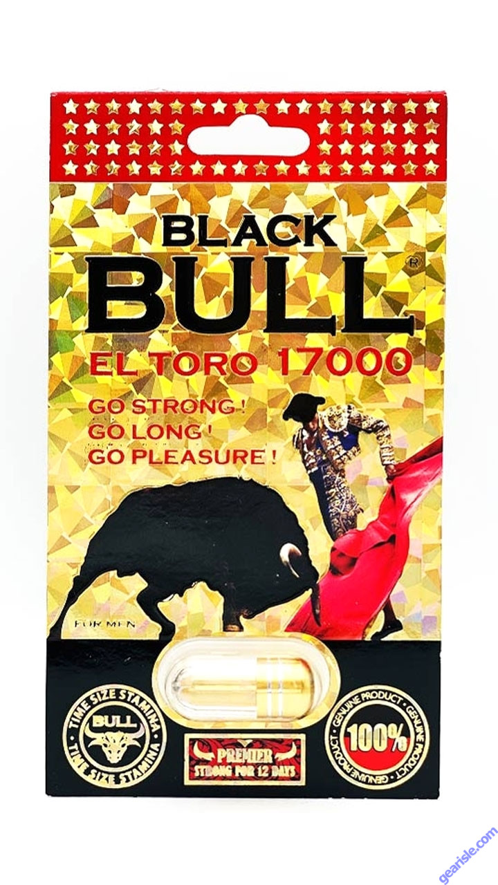 Black Bull El Toro 17000 Male Enhancer 12-Day Power