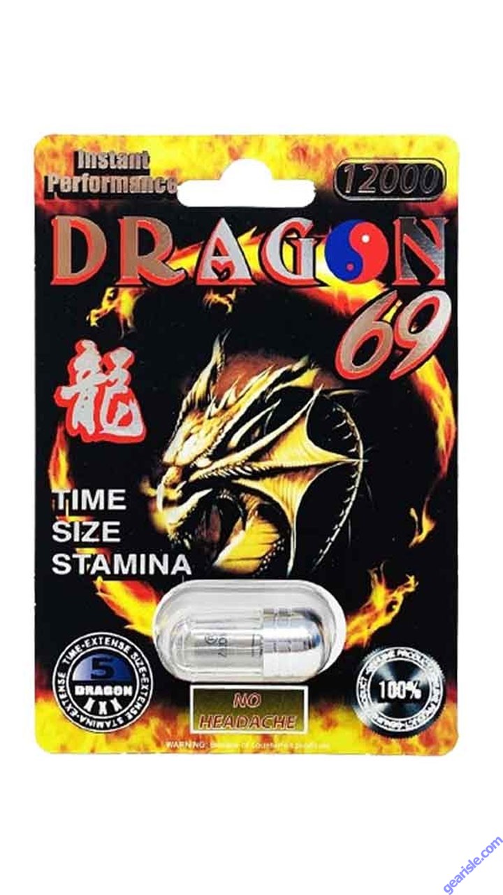 Dragon 69 Platinum 12000 Male Performance Pill