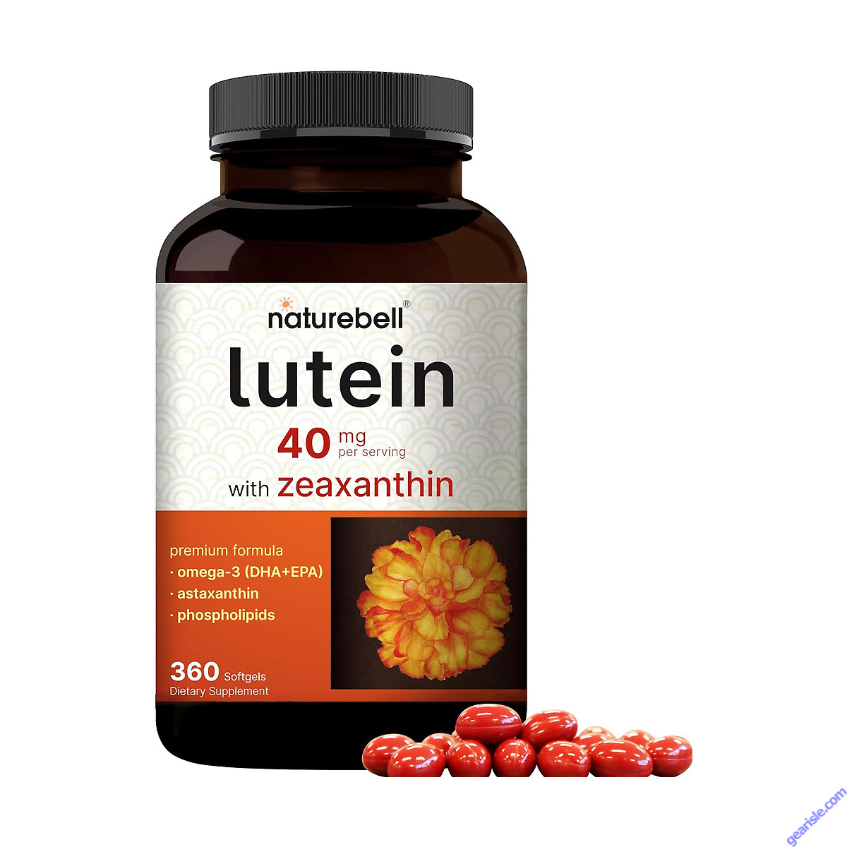 Buy NatureBell High Potency Lutein 40mg Omega 3s & Antioxidants 360 ...